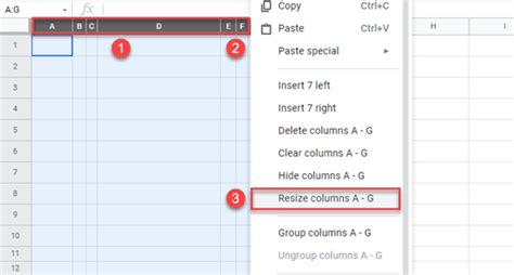 Resize Multiple Or All Rows Columns At Once In Excel Google