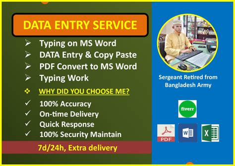 Do Data Entry Copy Paste Typing Ms Word Pdf To Word By Mostakim Fiverr