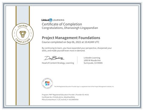 dhanasingh lingapandian on linkedin certificate of completion