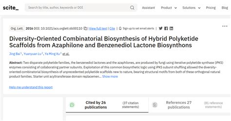 diversity oriented combinatorial biosynthesis of hybrid polyketide