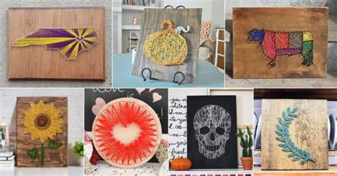 45 Diy String Art Ideas And Projects Diy And Crafts