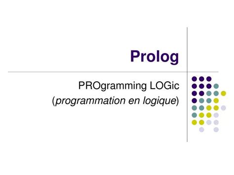 Ppt Prolog Powerpoint Presentation Free Download Id5746797