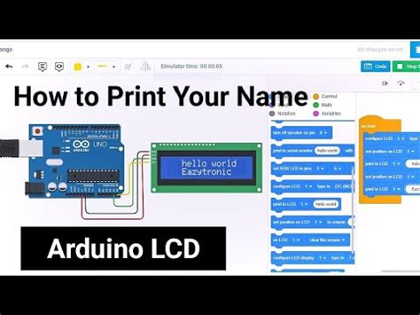 Interfacing LCD With Arduino In Hindi At Tinkercad How To Print Your