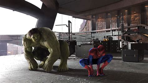 Spider Man And Hulk By Dhv123 On Deviantart