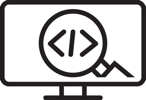 Line Icon For Code Vector Art At Vecteezy