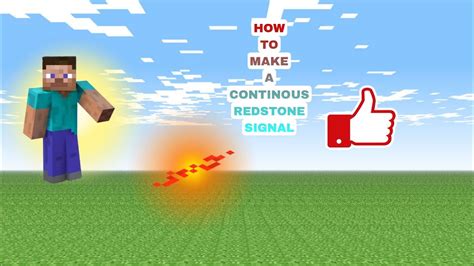 How To Make A Continous Redstone Signal Youtube