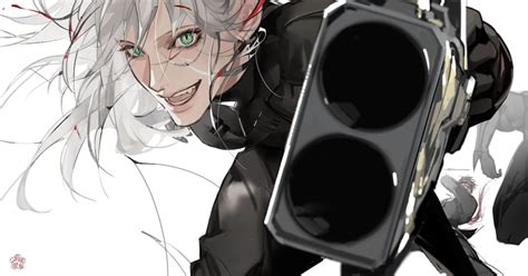 Reno Yazoo And Loz Final Fantasy And 2 More Drawn By Bloodybeni