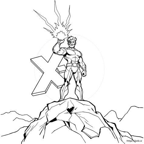 Cyclops X Men Boyama Sayfaları