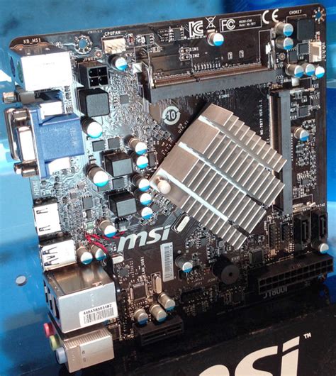 60 MSI J1800i Motherboard Features 10W Intel Celeron Bay Trail Processor CNX Software