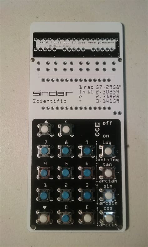 Sinclair Scientific Calculator Emulator Hackaday Io