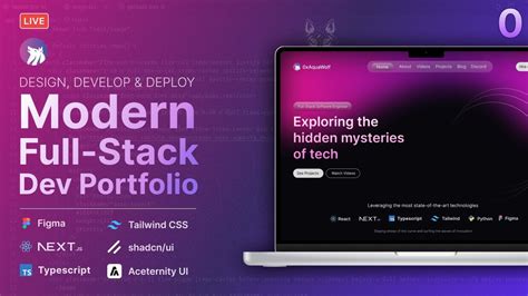 Code A Modern Dev Portfolio With Nextjs Typescript Tailwind Shadcn And Aceternity Ui Pt 0