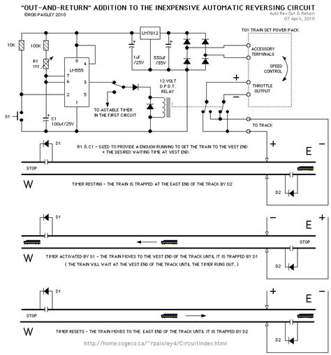Out And Return Operation Basic Circuit Circuit Diagram
