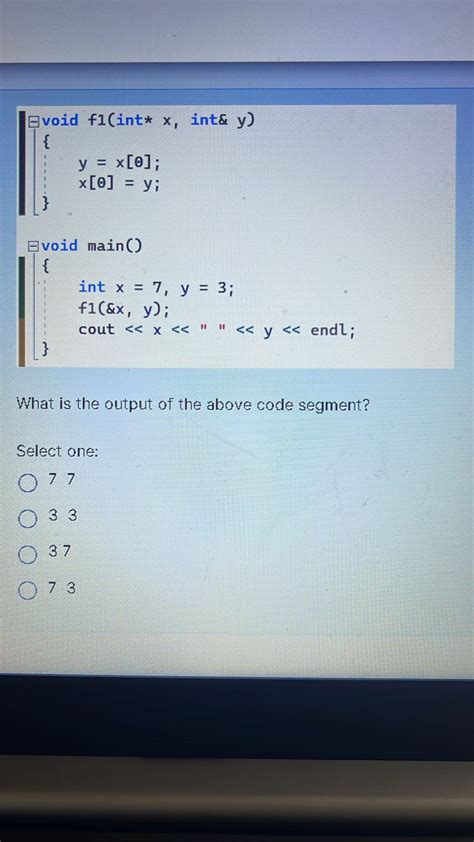 Solved ⊟ ﻿void F1 Int X ﻿intand Y Yx 0 X 0 Y ﻿void