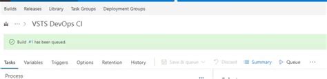 Vsts Devops Quick Guide To Setup Vsts Continuous Integration