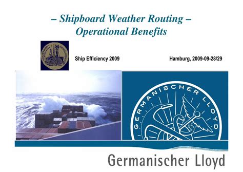 Pdf Shipboard Weather Routing Operational Benefits Dokumen Tips