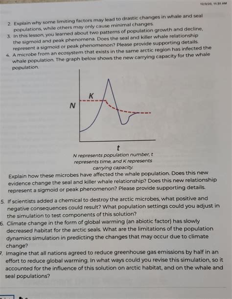 Lab For Population Dynamics 12 3 20 11 31 Am 2 Explain Why Some Course Hero