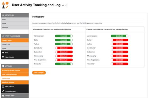 user activity tracking and log wordpress plugin