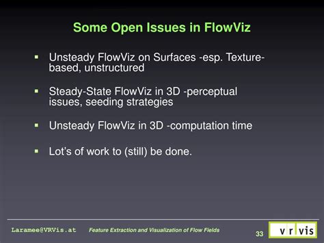 PPT State Of The Art Report Feature Extraction And Visualization Of Flow Fields PowerPoint
