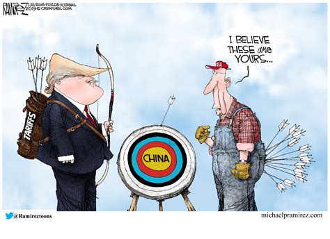 Political Cartoon Us Trump Tariffs China Trade War Farmers The Week