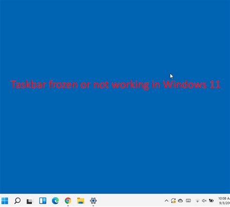 How To Fix Taskbar Not Working In Windows 11 Or Frozen Solved