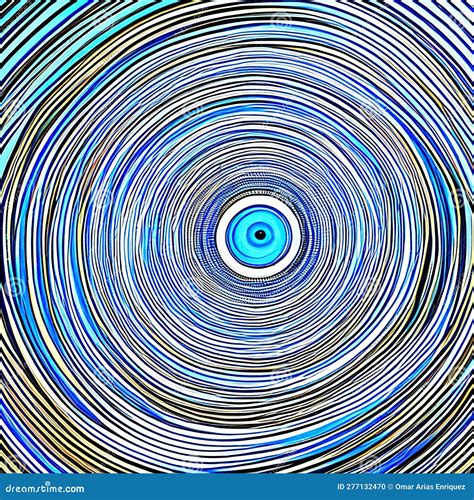 An Intricate Design Of Interlocking Circles In Shades Of Blue And Purple2 Generative Ai Stock