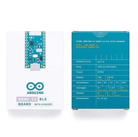 Buy Original ARDUINO NANO BLE Board With Header ABX Online At Robu In