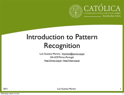 Introduction To Pattern Recognition Ppt