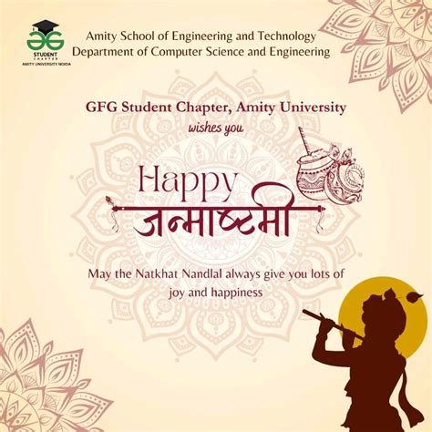 Gfg Student Chapter Amity Noida On Linkedin Janmashtami2023