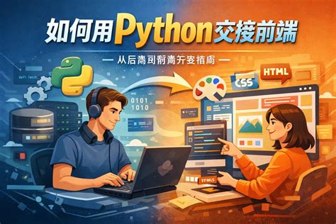 如何用python交接前端 如何用python交接前端