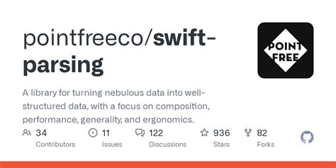 GitHub Pointfreeco Swift Parsing A Library For Turning Nebulous Data Into Well Structured