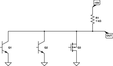 microcontroller what types of outputs apart from open drain open