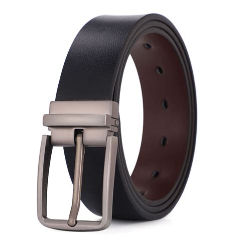 Genuine Leather Reversible Dress Leather Belts For Men Premium Quality