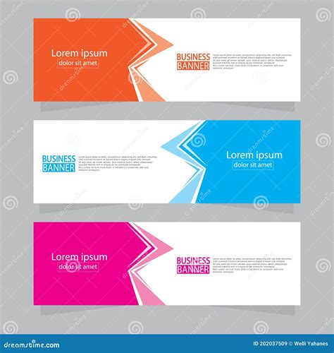 Vector Abstract Design Web Banner Template Web Design Elements