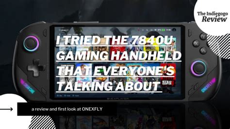 Indiegogo On Linkedin Onexfly 7840u Handheld The Next Big Thing In