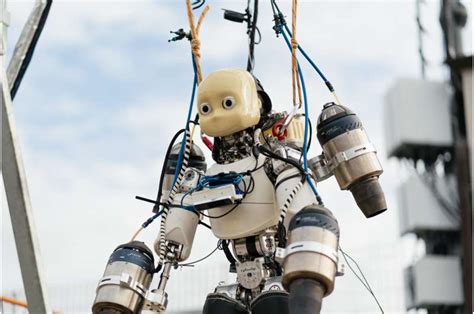 Humanoid Robot Achieves Controlled Flight Using Jet Engines And Ai