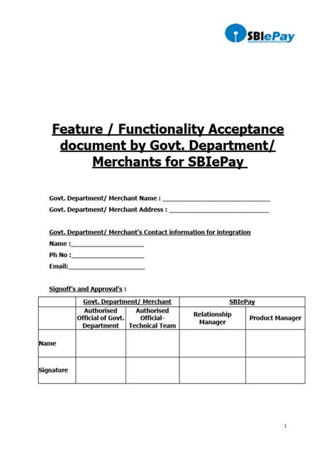Features And Functionality Statement Pdf Public Key Cryptography Payments