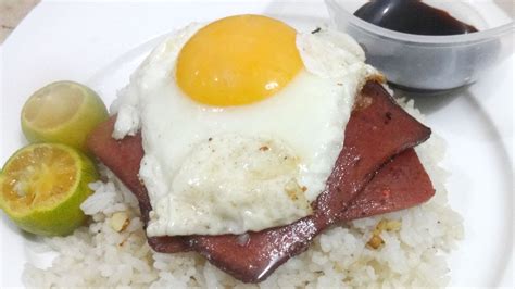 Hamsilog Ham Sinangag Itlog Youtube