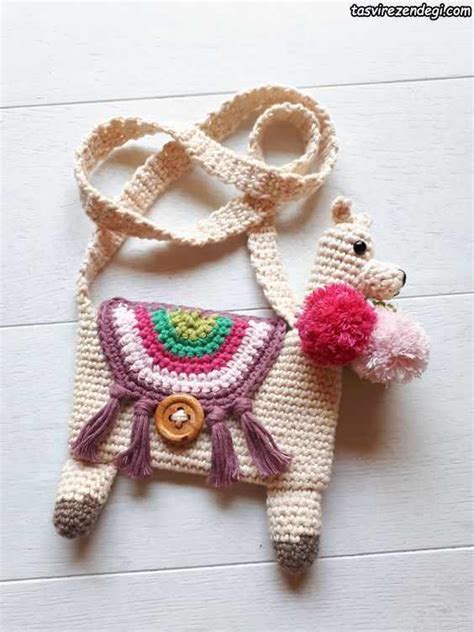مدل کیف دخترانه بافتنی زیبا 110 مدل کیف بچگانه قلاب بافی و میل بافی