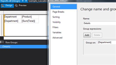 Sql Hiding Columns Conditionally While Using Page Breaks In Ssrs