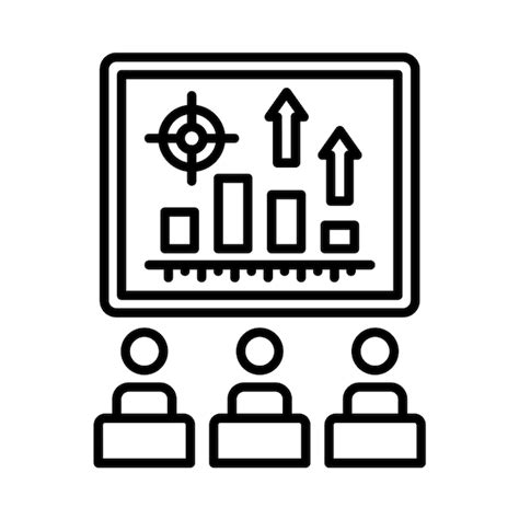 Premium Vector Classroom Line Illustration