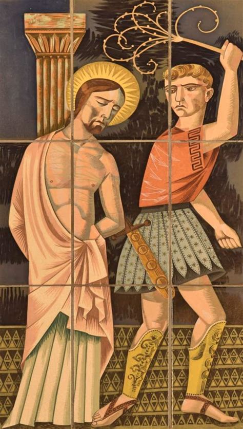 Second Sorrowful Mystery The Scourging At The Pillar Lo And Behold