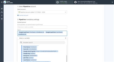 How To Connect Google Lead Form With Pipedrive Create Task SaveMyLeads