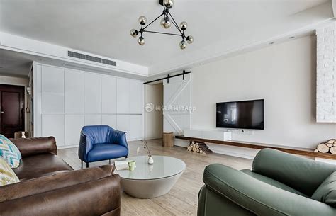 凯欣豪园北欧136平三居室客厅装修案例装信通网效果图