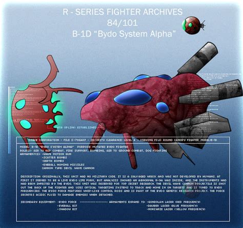 B 1d Bydo System Alpha By Wes2299 On Deviantart