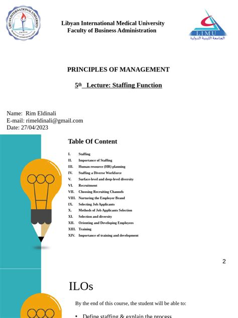 Principles Of Mang Lec 5 Pdf Recruitment Human Resources