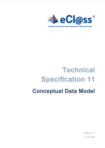 Technical Specification Eclass Technischer Support