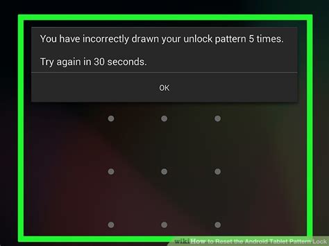 4 Ways To Reset The Android Tablet Pattern Lock WikiHow