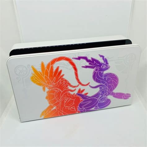 Nintendo Switch Oled Dock Pokemon Scarlet And Violet Edition With Hdmi