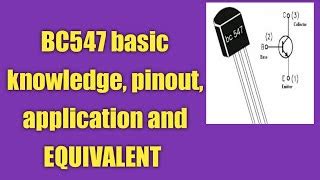 BC TRANSISTOR BASIC KNOWLEDGE PINOUT APPLICATION U Doovi