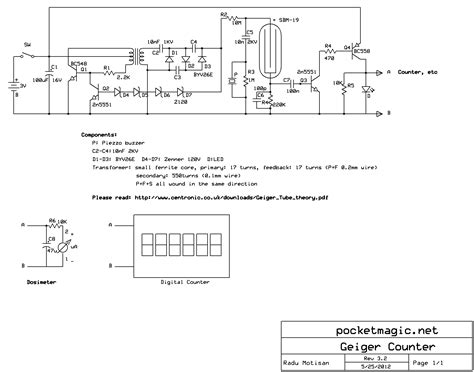 Diyhomemade Geiger Muller Digital Counter V3 Pocketmagic